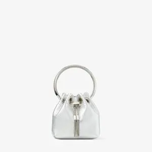 JIMMY CHOO Micro Bon Bon Mini Bag - Silver