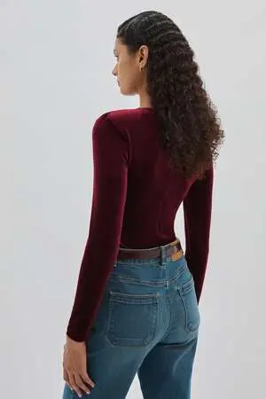 UNDRESS CODE Maneater Velvet Bodysuit
