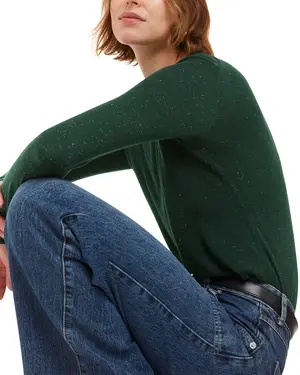 Whistles Sparkle Crewneck Top