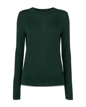 Whistles Sparkle Crewneck Top