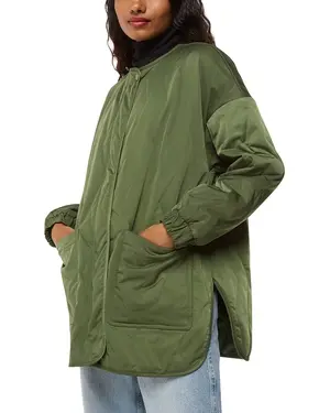 Whistles Petites Esther Quilted Coat