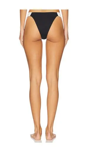 L*Space Dolce Bikini Bottom - Black & Cream