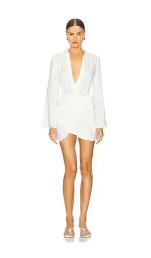 L*Space Las Palmas Wrap Dress - Cream
