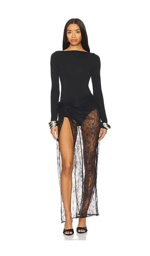 Tie Detail Maxi Dress