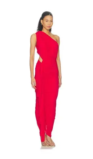 Superdown Juliet Midi Dress - Fire Red