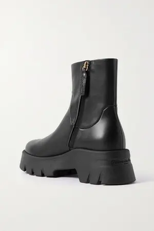 GIANVITO ROSSI Montey 20 Leather Ankle Boots