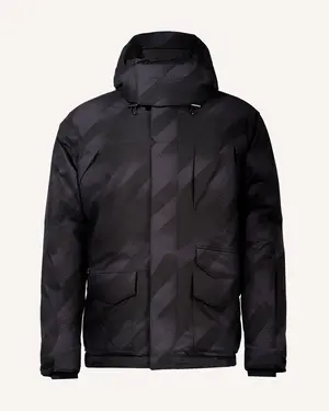 Perfect Moment Max Down Parka - Black-houndstooth