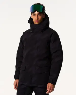 Perfect Moment Max Down Parka - Black-houndstooth
