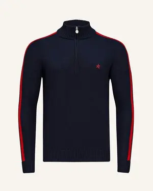 Perfect Moment Merino Wool Pullover - Navy