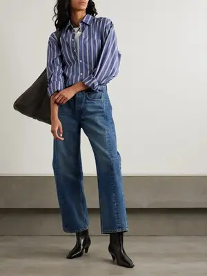 B Sides Nolan Striped Cotton-poplin Shirt