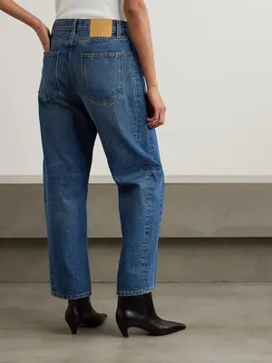 B Sides Lasso High-rise Wide-leg Jeans - Blue