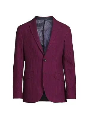 Etro Roma Cotton Jacket Magenta