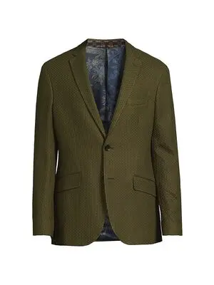 Etro Roma Cotton Jacket Olive
