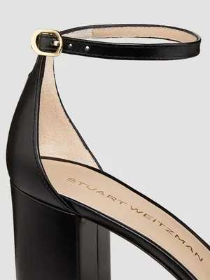STUART WEITZMAN Nudist Block 75mm Leather Sandals