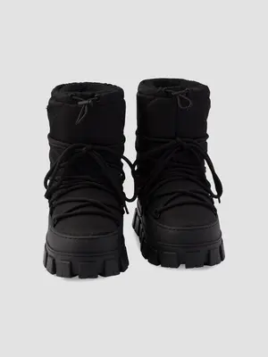 Prada Re-nylon Gabardine Apres-ski Boots