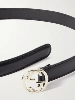 Gucci Plutone Leather Belt