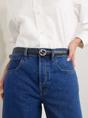 Gucci Plutone Leather Belt