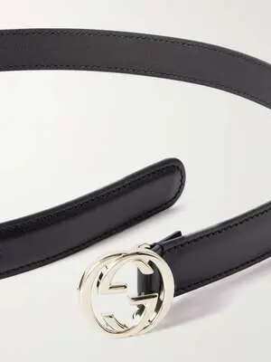 Gucci Plutone Leather Belt