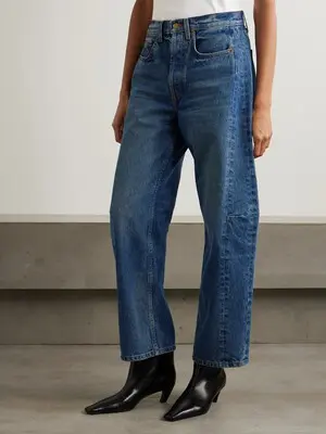 B Sides Lasso High-rise Wide-leg Jeans - Blue