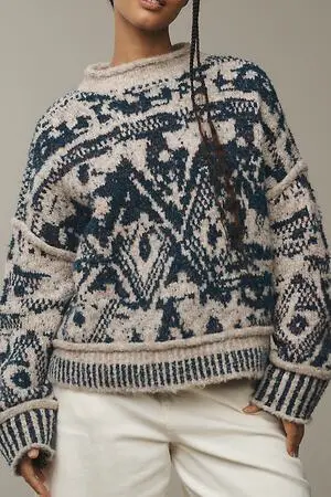 PILCRO Relaxed Roll-neck Sweater
