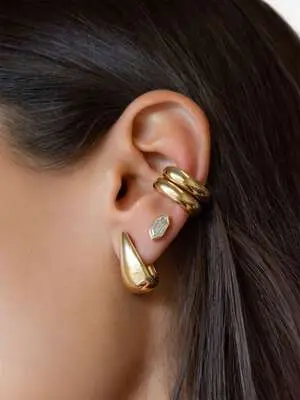ANITA KO 18kt Yellow Cosmo Ear Cuff