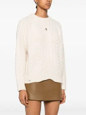 Coperni Aran Knit Sweater