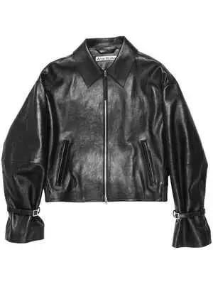 Acne Studios Leather Jacket - Black