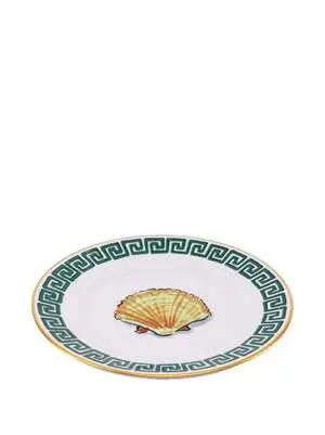 GINORI 1735 Shell-print Porcelain Bread Plate