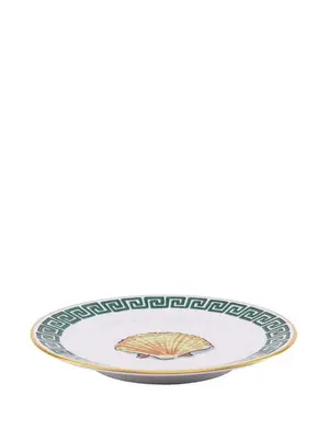 GINORI 1735 Shell-print Porcelain Bread Plate