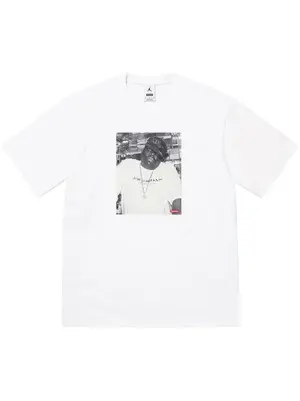 Supreme X Jordan Biggie Short-sleeve T-shirt - White