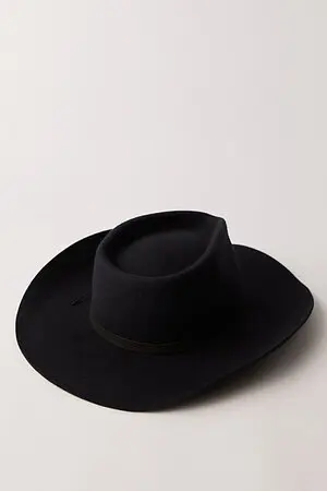 Wyeth Wool Felt Cowboy Hat - Black - 56% Off | Editorialist display picture 2