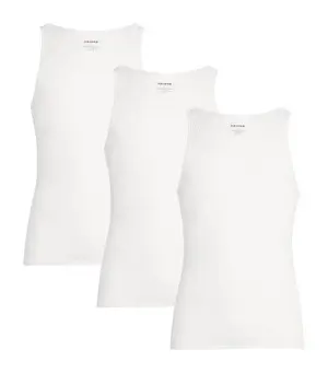 SKIMS Cotton Ribbed Tank Tops - White
