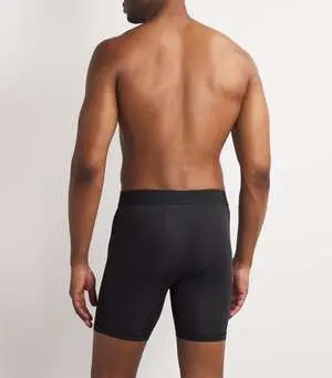 SKIMS Logo Band Boxer Briefs - Black
