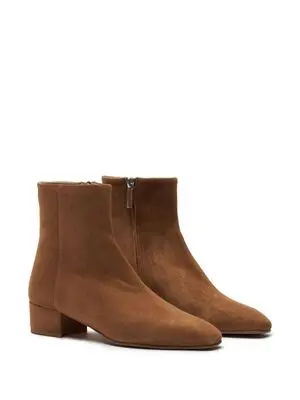 SCAROSSO Suede Ankle Boots