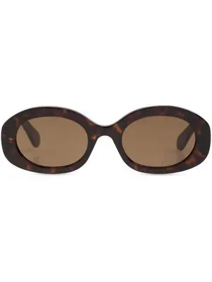 Chloé Oval-frame Sunglasses - Brown