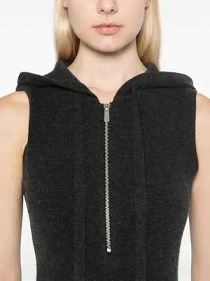 Michael Kors Zip-up Hooded Bodysuit