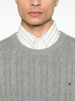 Tommy Hilfiger Cable-knit Crew-neck Sweater