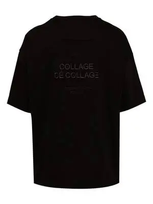 JUUN.J Collage Dé Collage T-shirt - Brown
