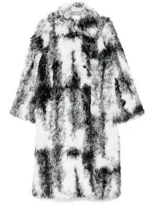 GANNI-GANNI Faux-Fur Coat