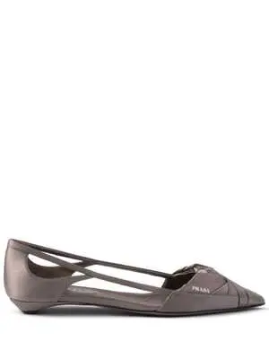 Prada Logo Flats For Women