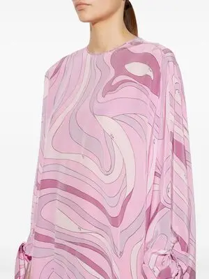 Emilio Pucci Abstract-pattern Print Mini Dress