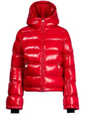 Perfect Moment Polar Flare Puffer Jacket - Red