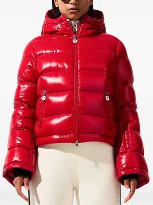 Perfect Moment Polar Flare Puffer Jacket - Red
