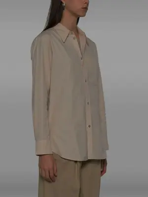 LEMAIRE Poplin Shirt - Neutrals