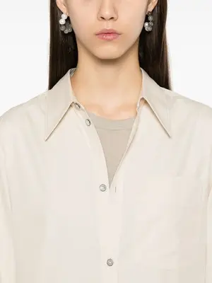 LEMAIRE Poplin Shirt - Neutrals