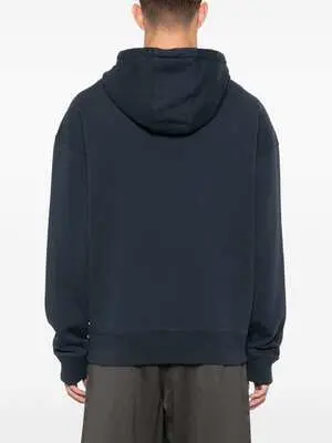 Maison Kitsuné Cotton Hoodie With Fox Head Patch