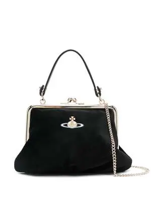 VIVIENNE WESTWOOD Granny Frame Clutch - Black