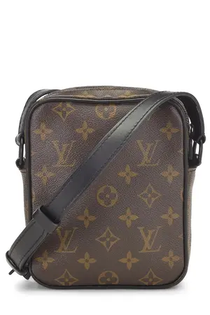 LOUIS VUITTON Monogram Macassar Christopher Wearable Wallet - Brown
