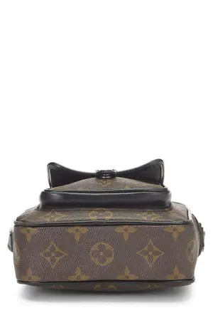 LOUIS VUITTON Monogram Macassar Christopher Wearable Wallet - Brown