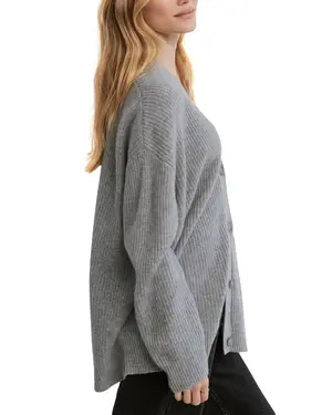 Jenni Kayne Cashmere Cocoon Cardigan - Heather Grey